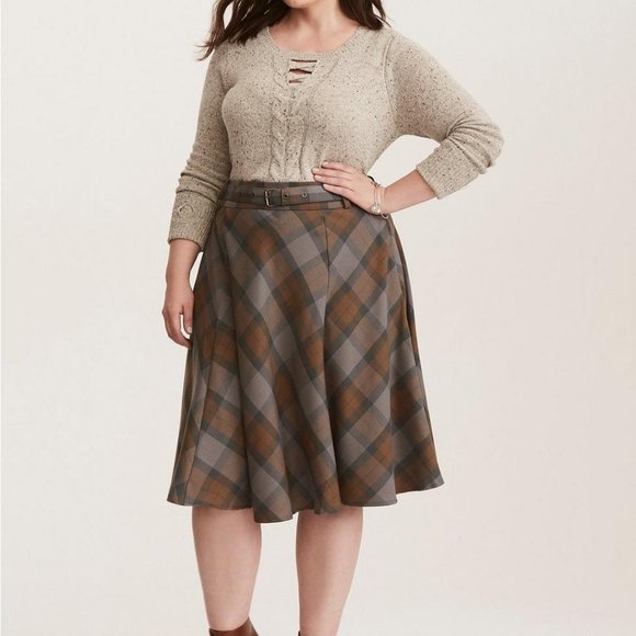 torrid | Skirts | Torrid Outlander Tartan Plaid Midi Skirt | Poshmark